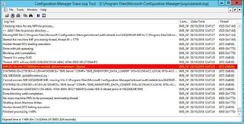 ConfigMgr Hardware Inventory Troubleshooting