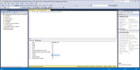 ConfigMgr SQL Server Upgrade From 2012 SP4 to 2017 CU13