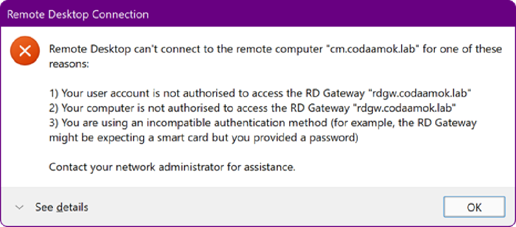 Remote Desktop Gateway Woes and NPS Logging